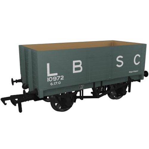 Rapido Trains 967406 LB&SCR 7 Plank Wagon No:10972 OO Gauge ...
