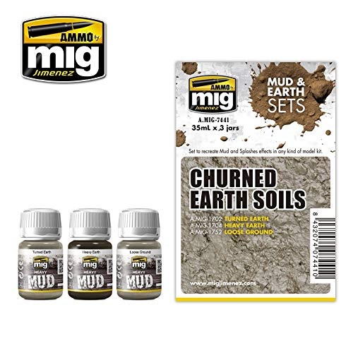 Ammo Mig A.MIG7441 Churned Earth Soils Mud & Earth Set ...