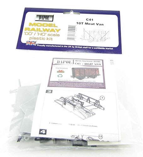 Dapol C041 10ton Ventilated Meat Van Kit OO Gauge - themodellerstoolbox.com