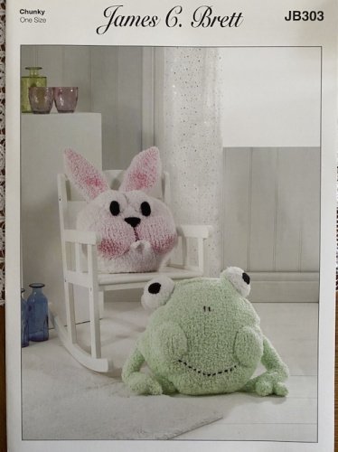 James C Brett JB303 Cushions Chunky Knitting Pattern ...