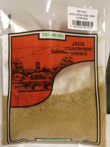 Javis JXCC Extra Fine Cork Chippings - themodellerstoolbox.com